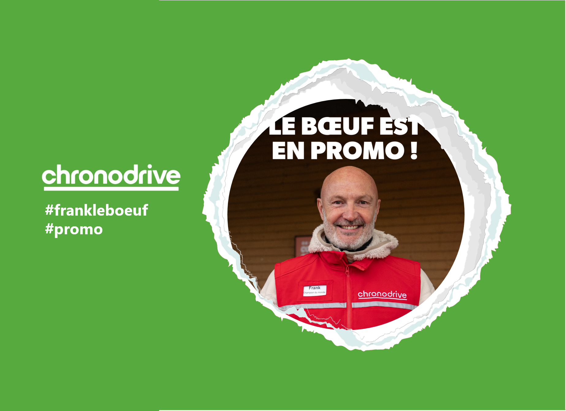 Frank Lebœuf & Chronodrive, l’opé qui n’a pas froid aux bœufs - Presse ...